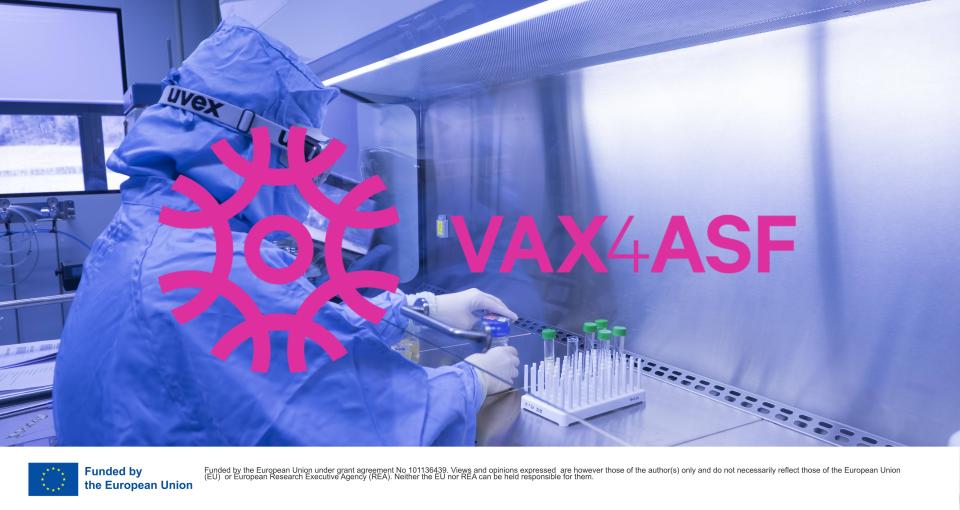 VAX4ASF completes first year of research on effective solutions against ...