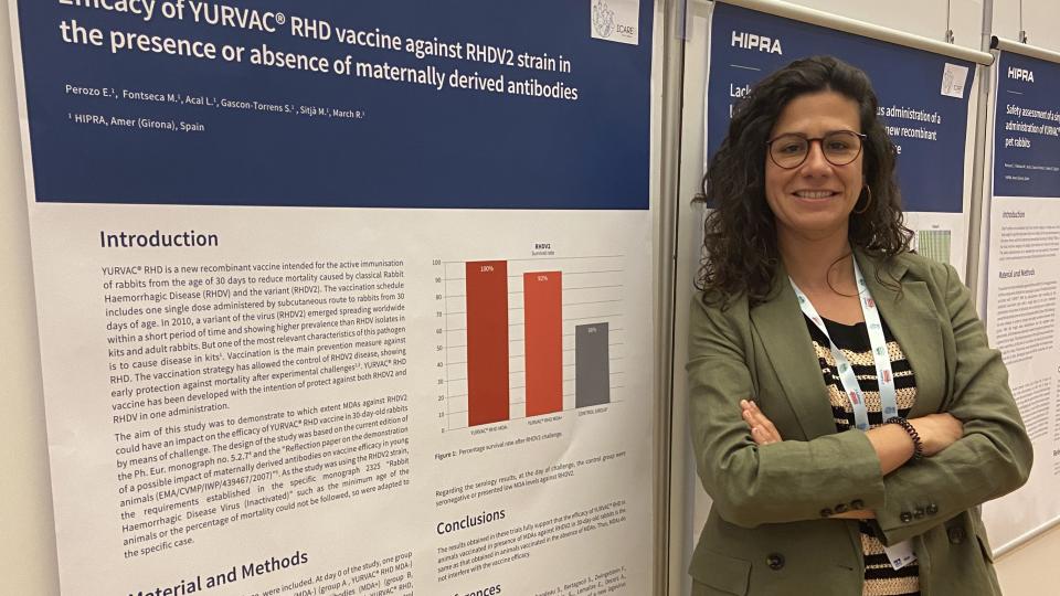 Gran èxit a la presentació europea de YURVAC® RHD aI congrés ICARE | HIPRA